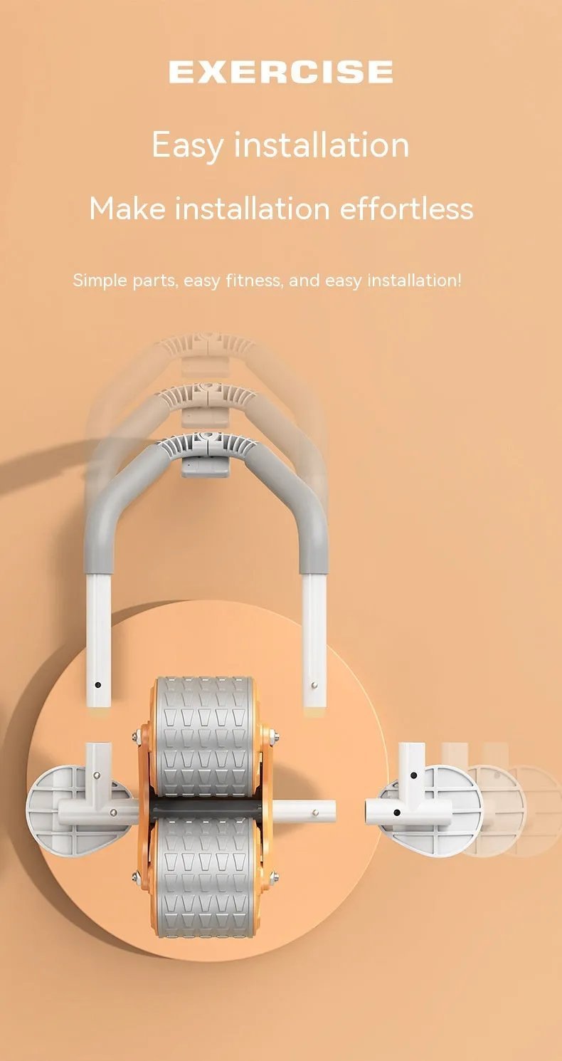 Abdominal Exercise Roller Elbow Support,roller wheel core exercise ...