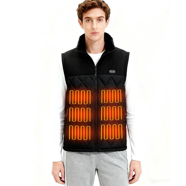 LITEGUEST Dual-Control Heated Vest – 17-Zone USB Heated Winter Vest ...